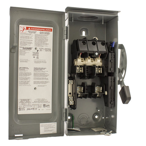 SQUARE D D222NRB 60A 2-POLE AC DISCONNECT – ACOSolar